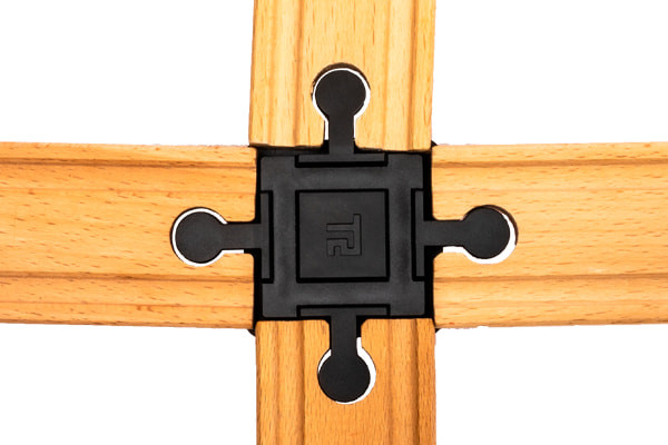 Toy2 Track Connectors Builder Set XL | Houtentreinshop.nl